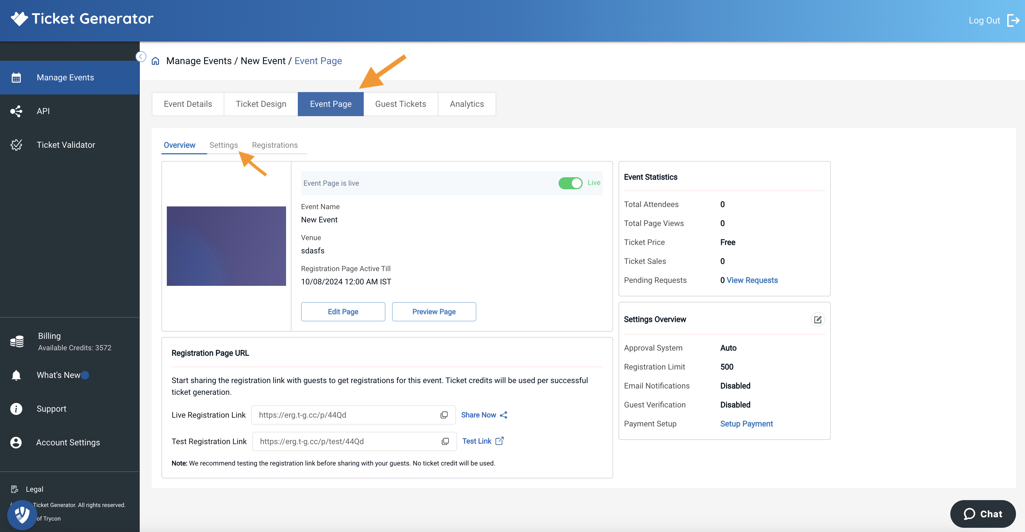 Restrict to Single Registration – Ticket Generator
