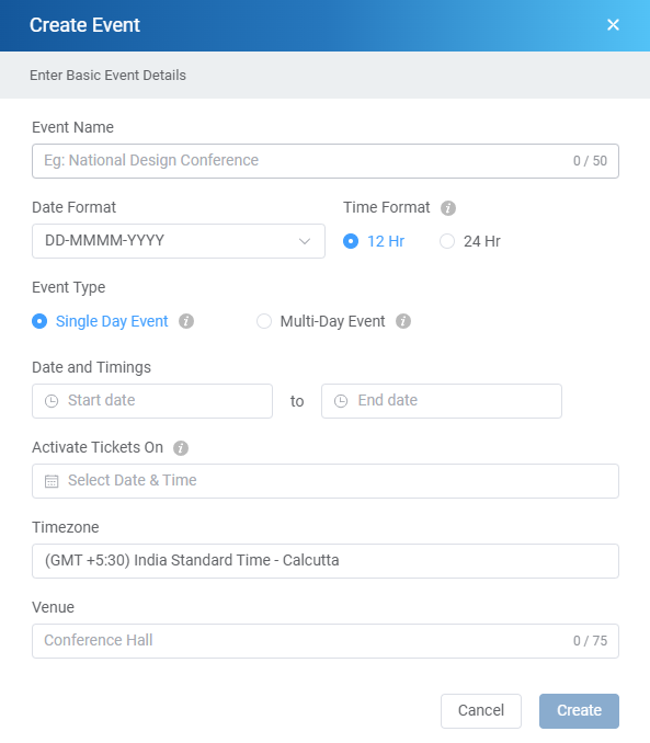 What is an Event – Ticket Generator